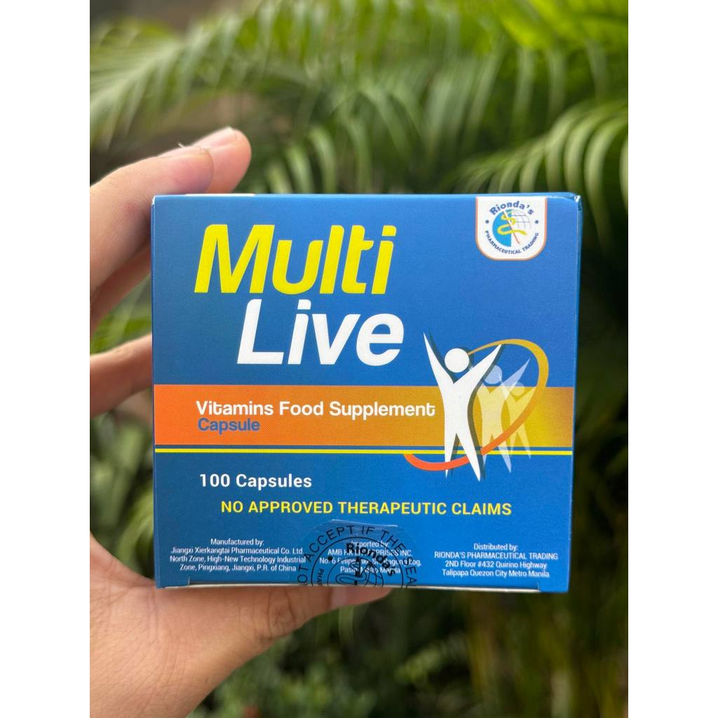 MULTIVITAMINS MULTI LIVE | Shopee Philippines