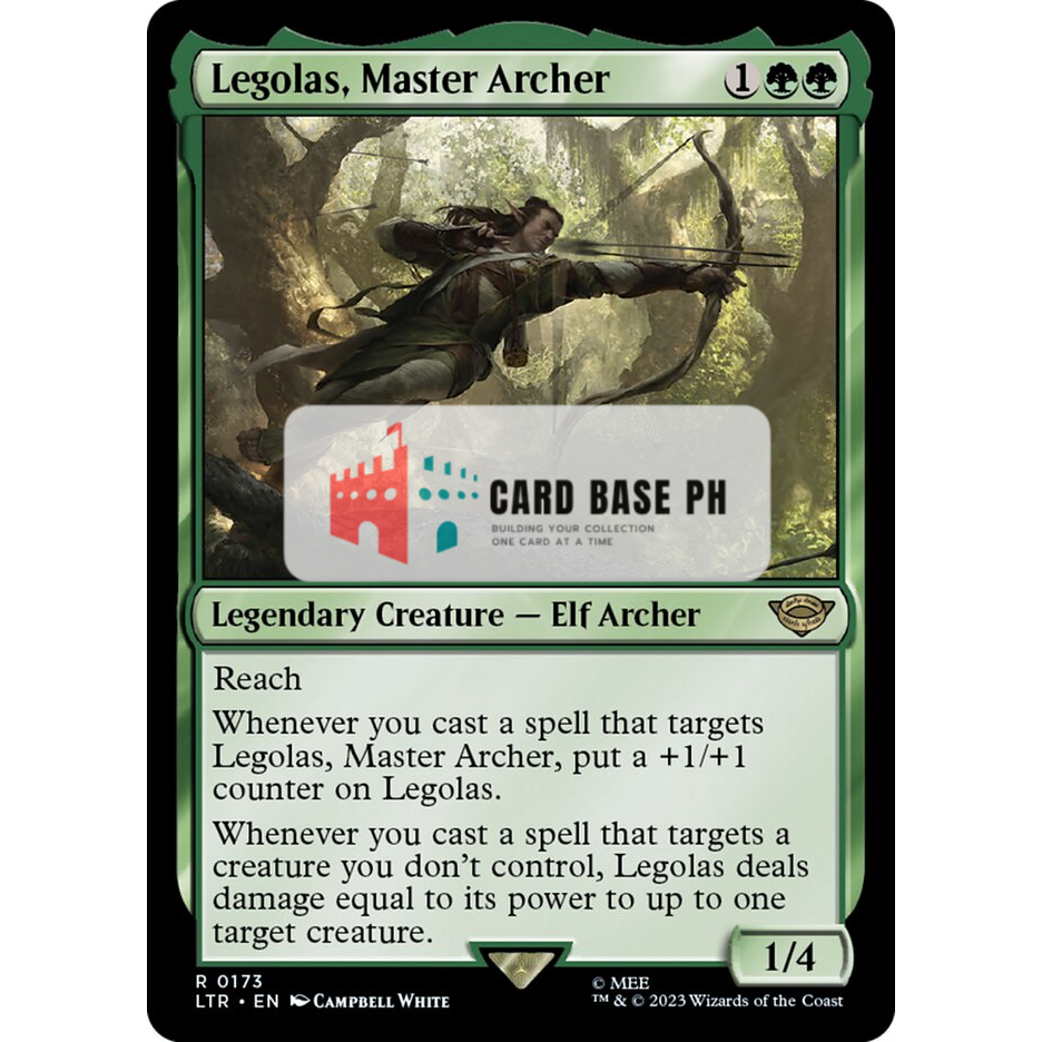 Legolas, Master Archer - Magic the Gathering Trading Card | Shopee ...