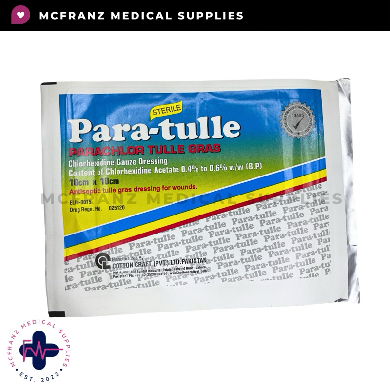 Para-tulle Gauze dressing / Paratulle (Sold per piece) | Shopee Philippines