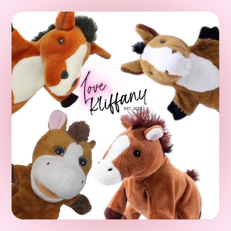 Horse hand puppet / Horse puppet / Realistic horse puppets | Shopee ...