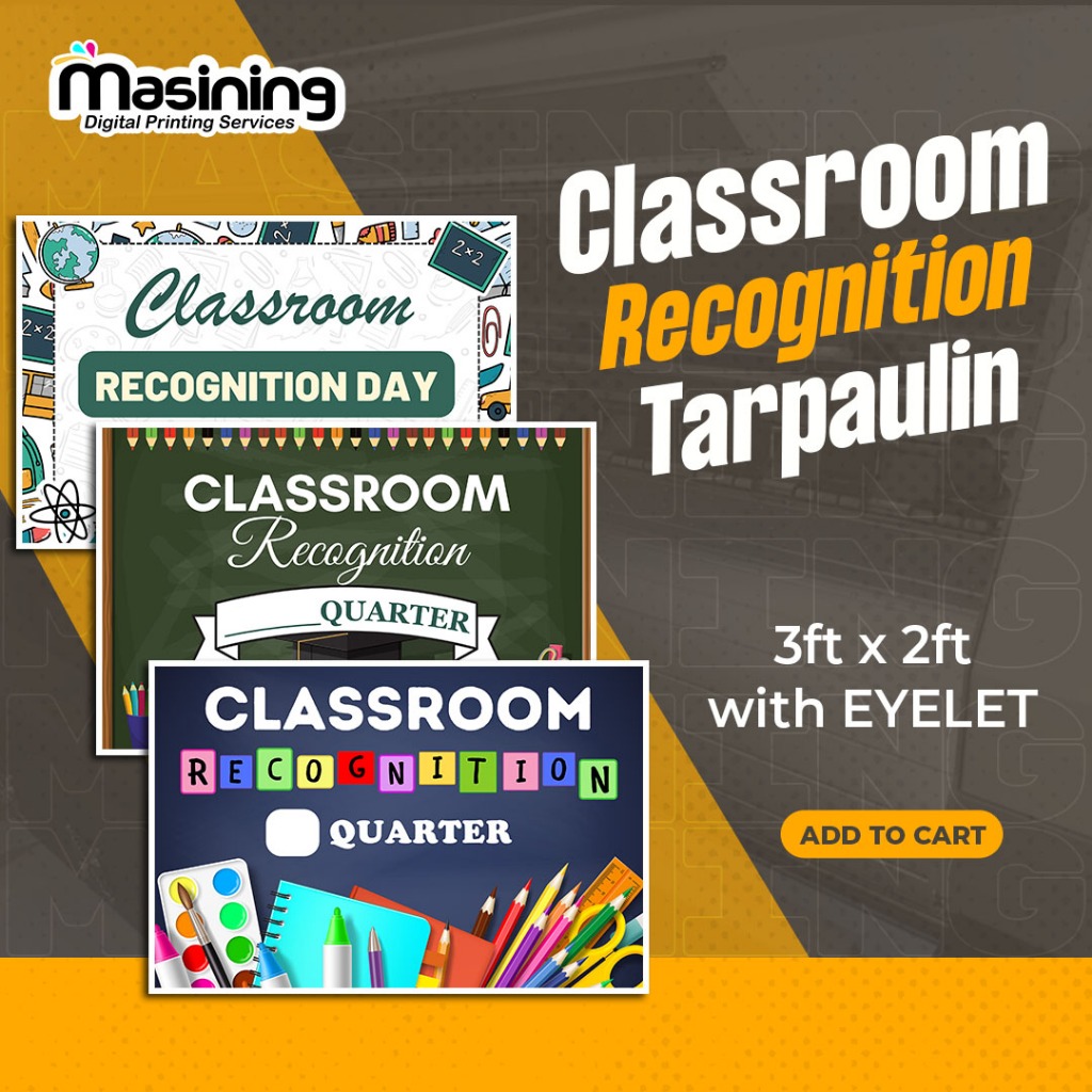 Classroom Recognition / Moving up Tarpaulin 3ft x 2ft | Shopee Philippines