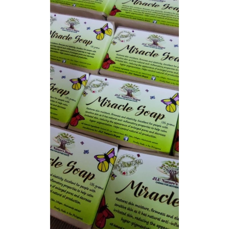 Miracle Soap (Collagen with Niacinamide soap 135 grams per bar)FDA ...