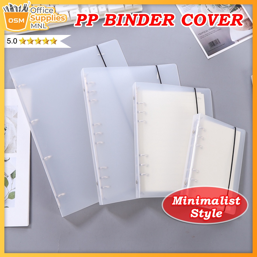 Minimalist Style PP Binder A6/ A5 /B5 /A4 /A7 Japan Stationary Arts ...