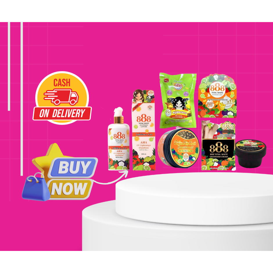 888 Total whitening Soap and Lotion | Shopee Philippines