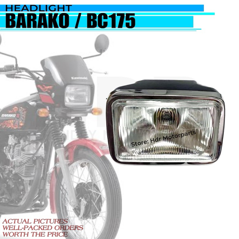 HDR KAWASAKI BARAKO / BC175 HEADLIGHT / HEAD LAMP ( SET ) MOTORCYLE ...