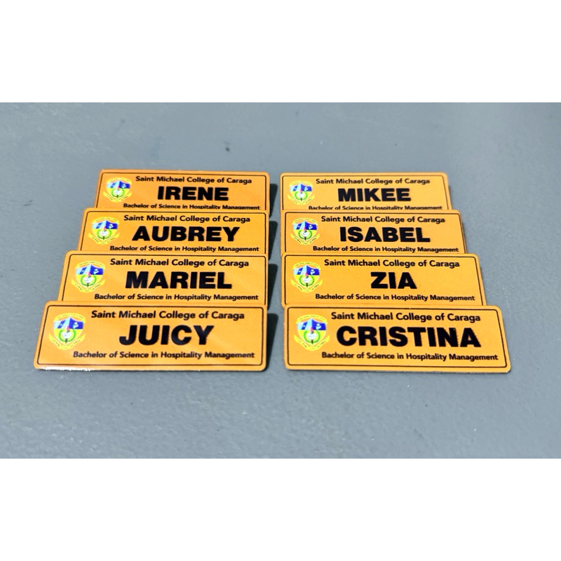 SUBLIMATION NAME PLATE | METAL | 6pcs | Shopee Philippines