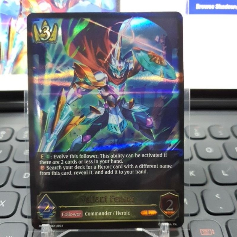 VALIANT FENCER L BP03 SHADOWVERSE EVOLVE TCG ENGLISH | Shopee Philippines