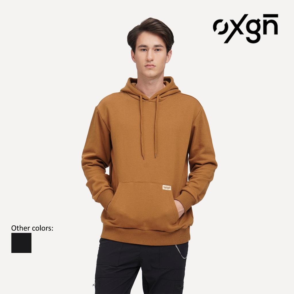 OXGN Generations Hoodie For Men (Caramel/Black) | Shopee Philippines