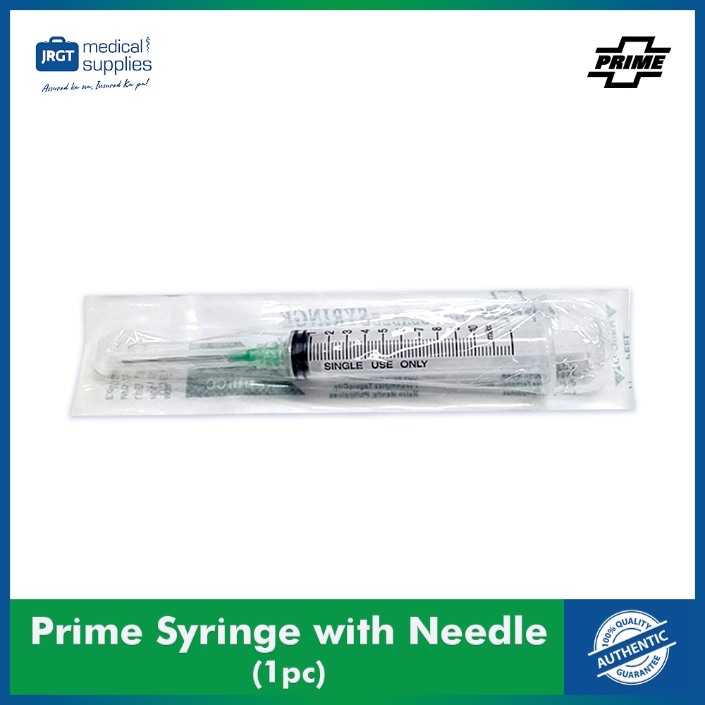 Prime Syringe with Needle 10cc (1pc) | Sterile, Non-Toxic | Shopee ...