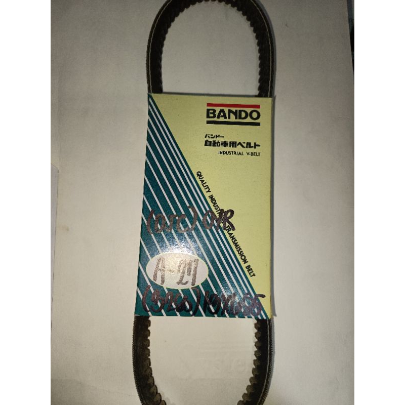 BANDO FAN BELT A-27 (3280) WITH TEETH | Shopee Philippines