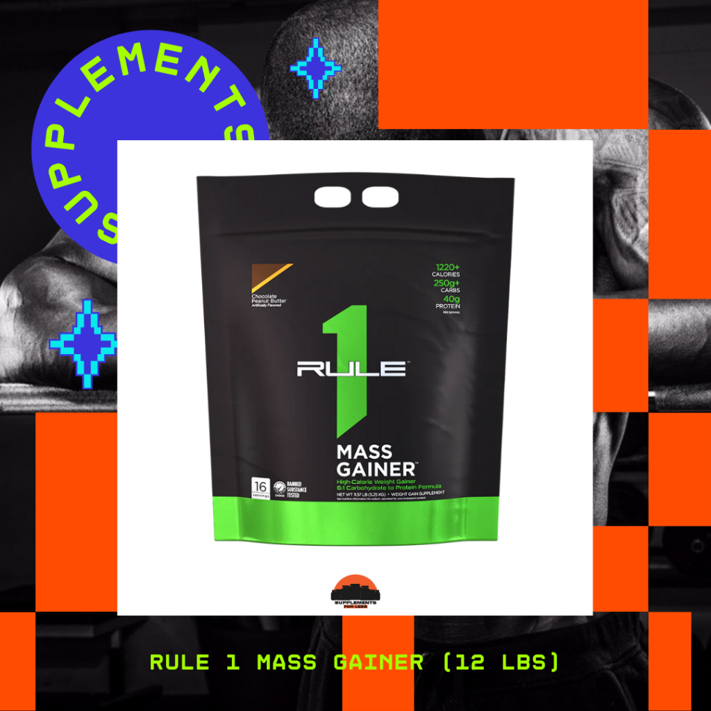 Rule 1 Mass Gainer (12 lbs) [FREE Shaker] | Shopee Philippines