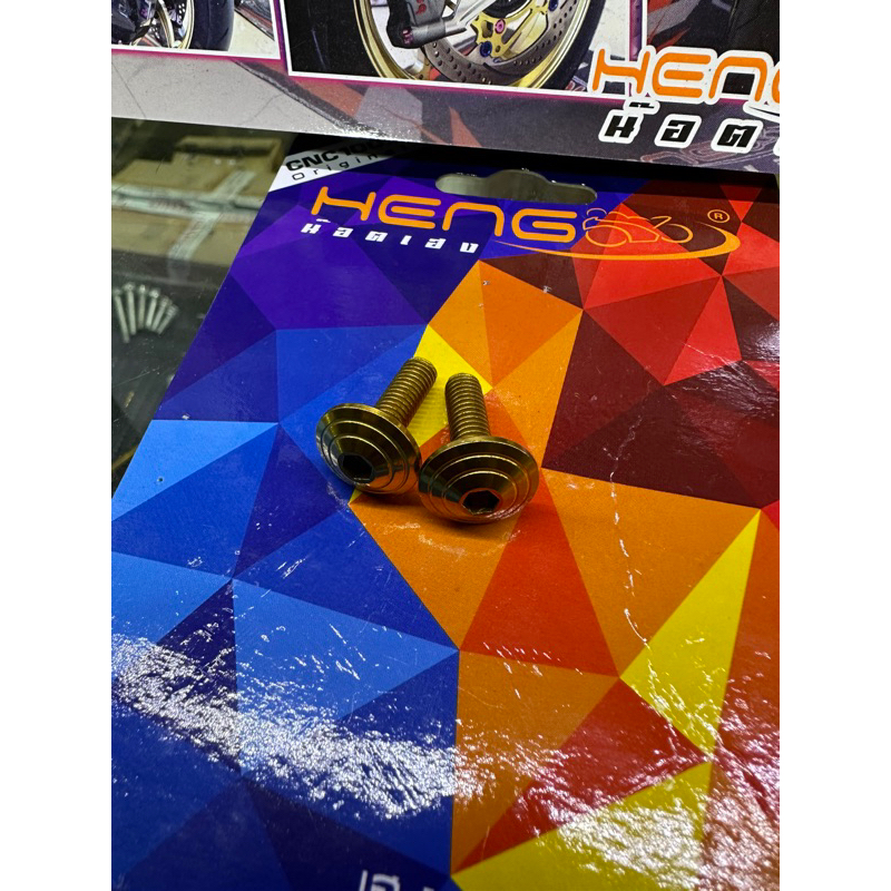 HENG Original Heat guard bolts for CLICK/BEAT/ADV/PCX/JVT PIPE (pair)(2pcs) | Shopee Philippines