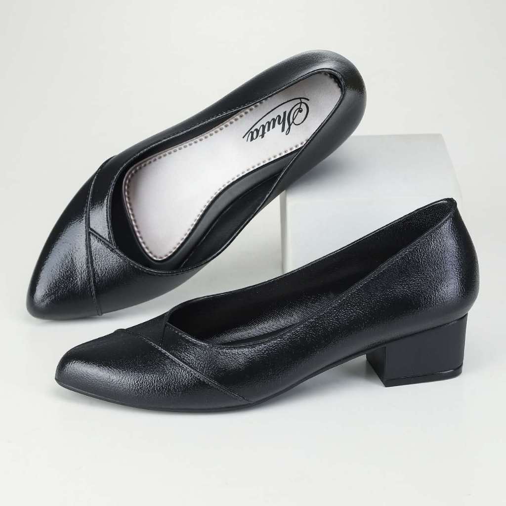 SHUTA 632 Summer Fashion Ladies School Office Work Black Shoes Stylish ...
