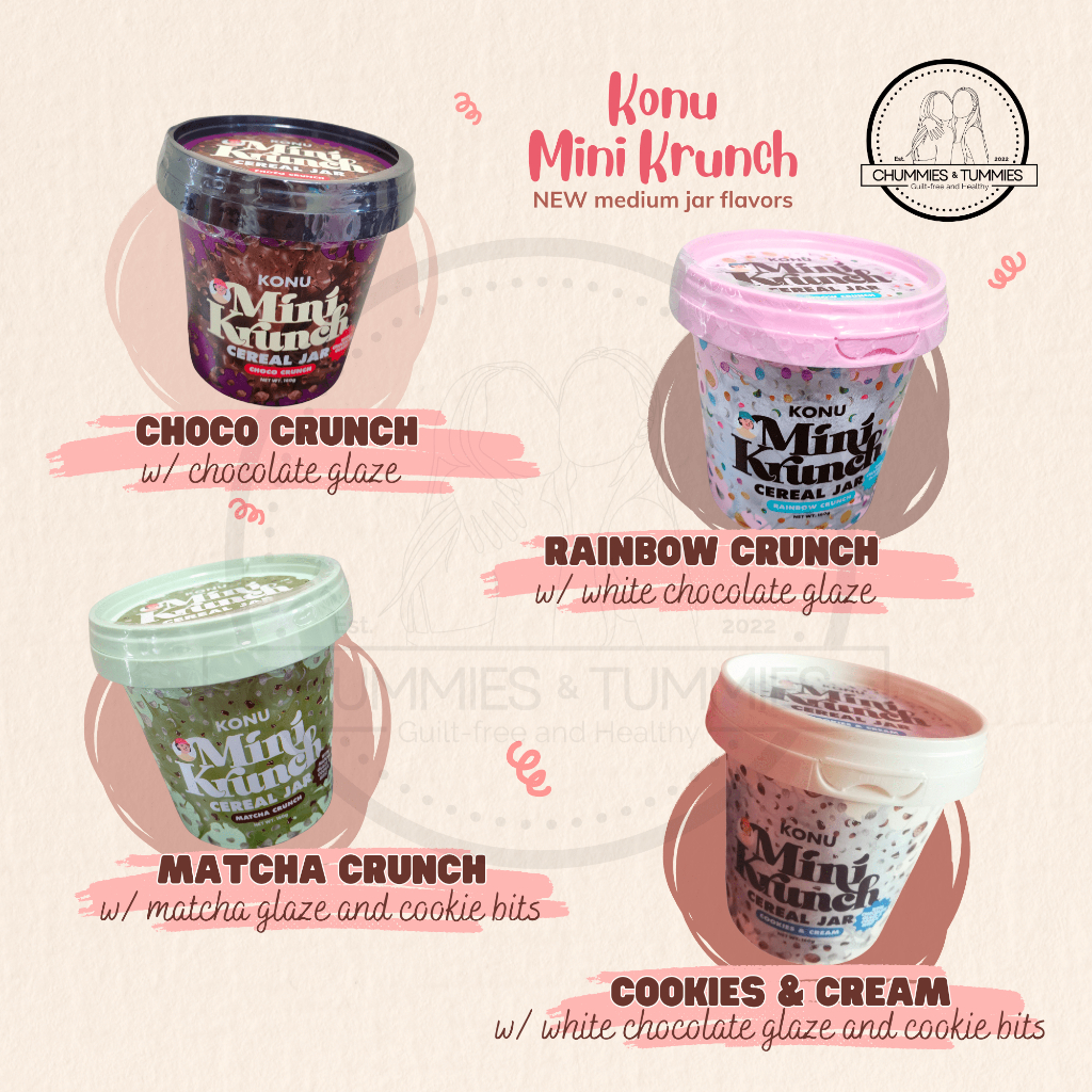 NEW MEDIUM Konu Mini Krunch Cereal Jar (160grams) | Shopee Philippines