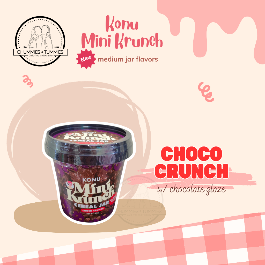 NEW MEDIUM Konu Mini Krunch Cereal Jar (160grams) | Shopee Philippines