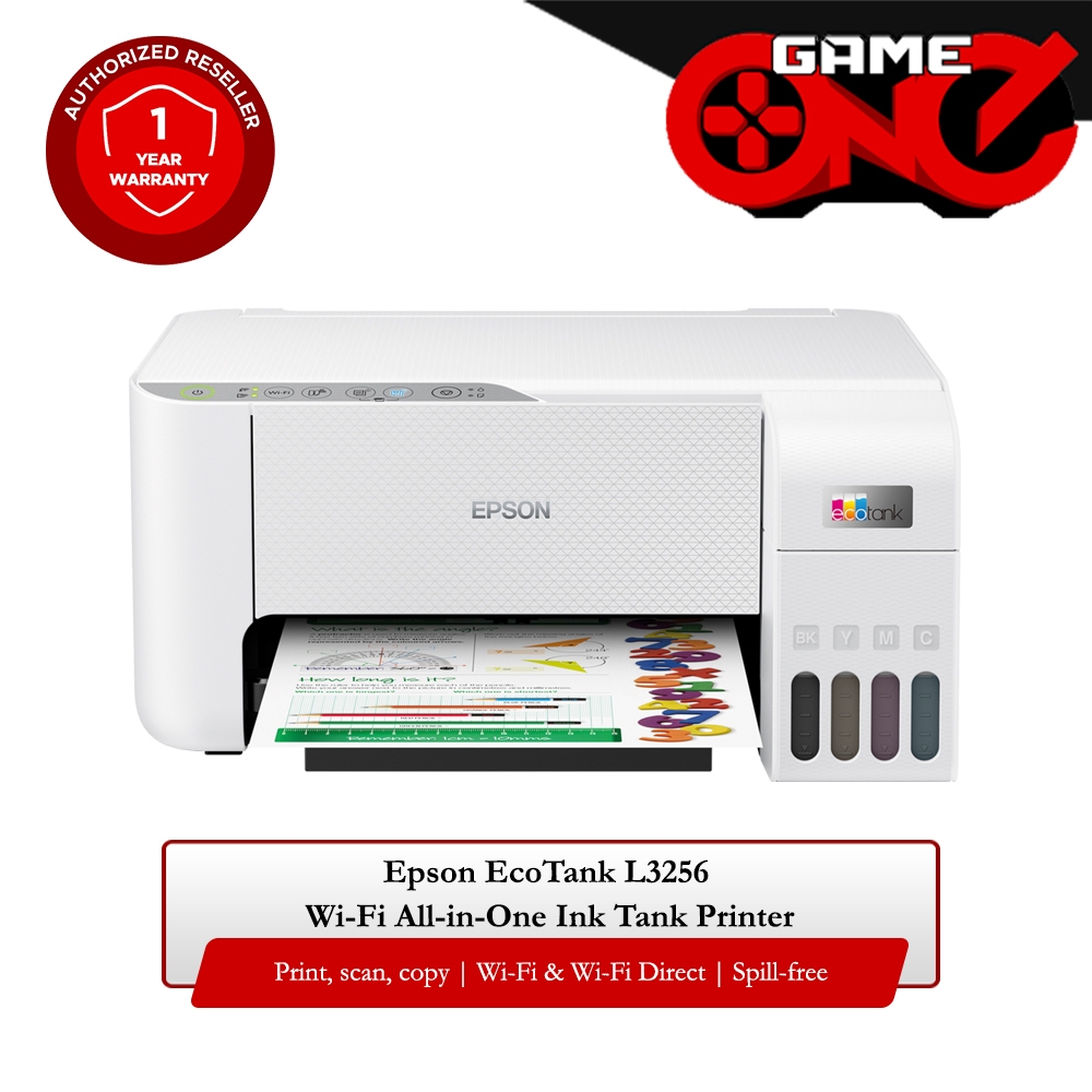 Epson EcoTank L3256 A4 Wi-Fi All-in-One Ink Tank Printer | Shopee ...