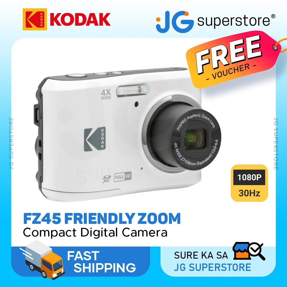 KODAK FZ45 Friendly Zoom PIXPRO Compact Digital Camera w/ 4x Optical Zoom 16MP 27mm Wide Angle ...
