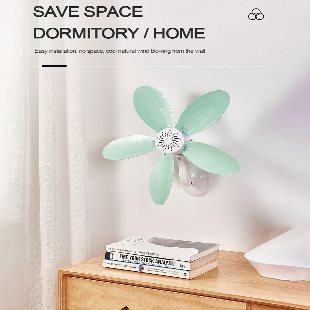 SYCAT Wall-mounted Electric Fan Cooling High Speed Hanging Wall Mounted ...