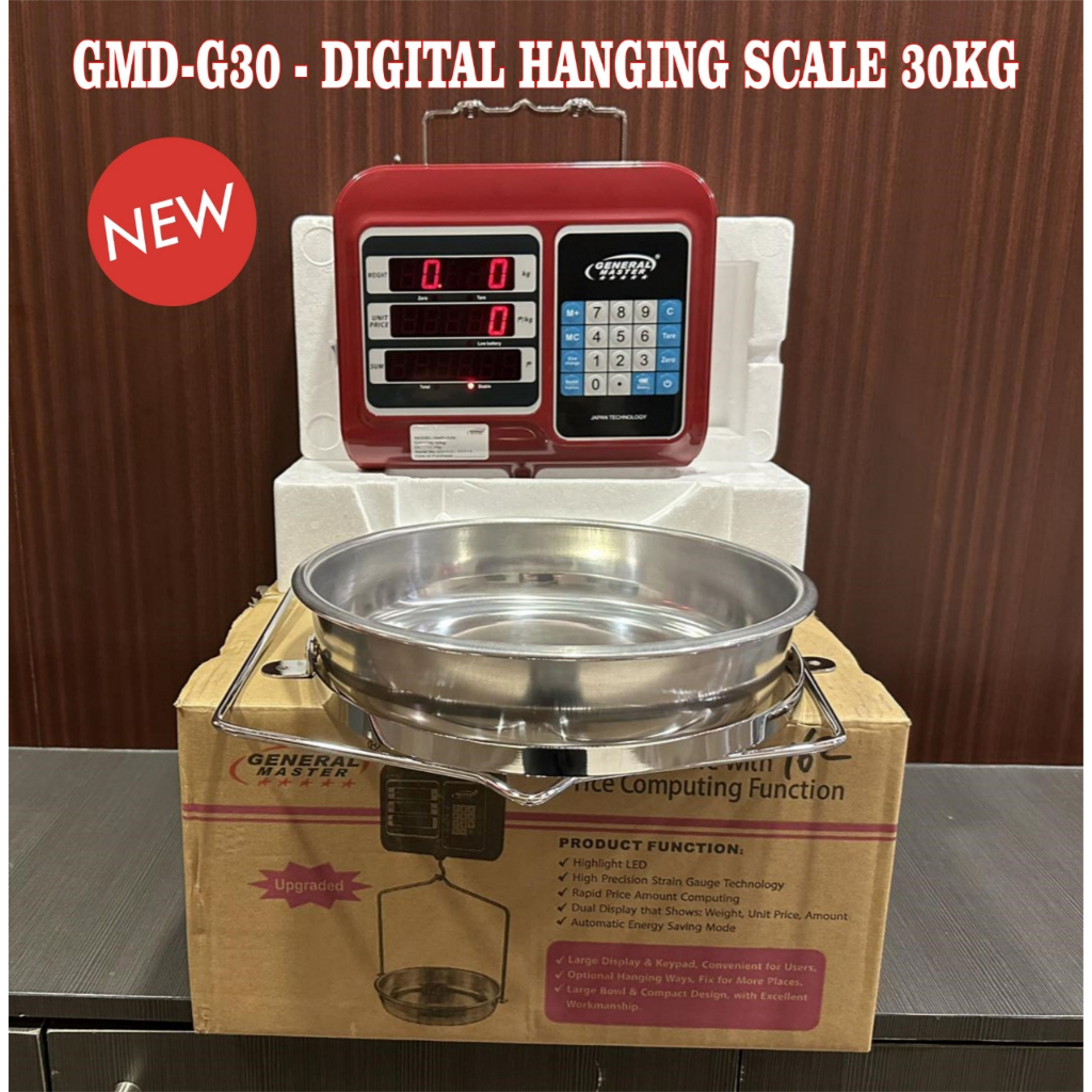 Upgraded Digital Hanging Scale Price Computing Function 30kg ...