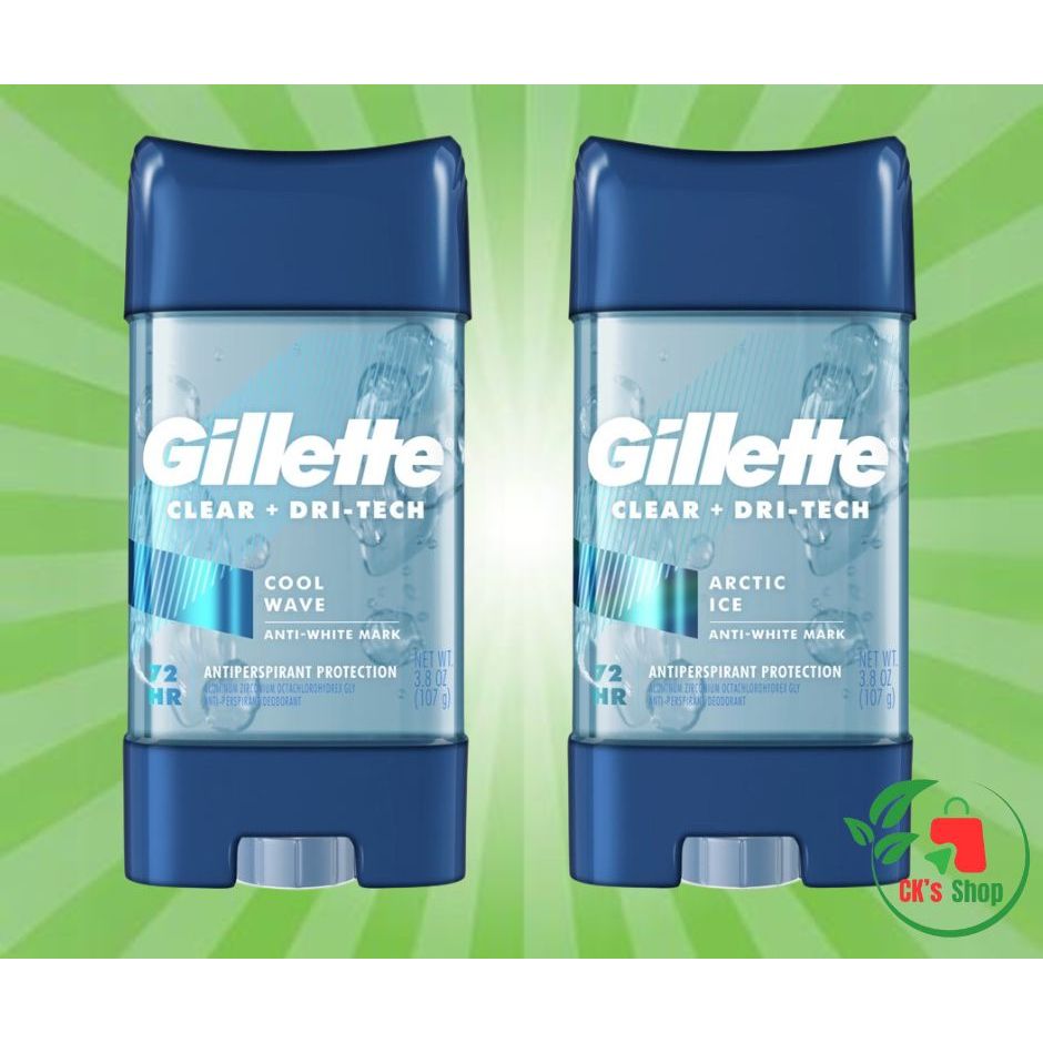 Gillette Cool Wave / Arctic Ice Clear Gel Deodorant 107 g | Shopee Philippines