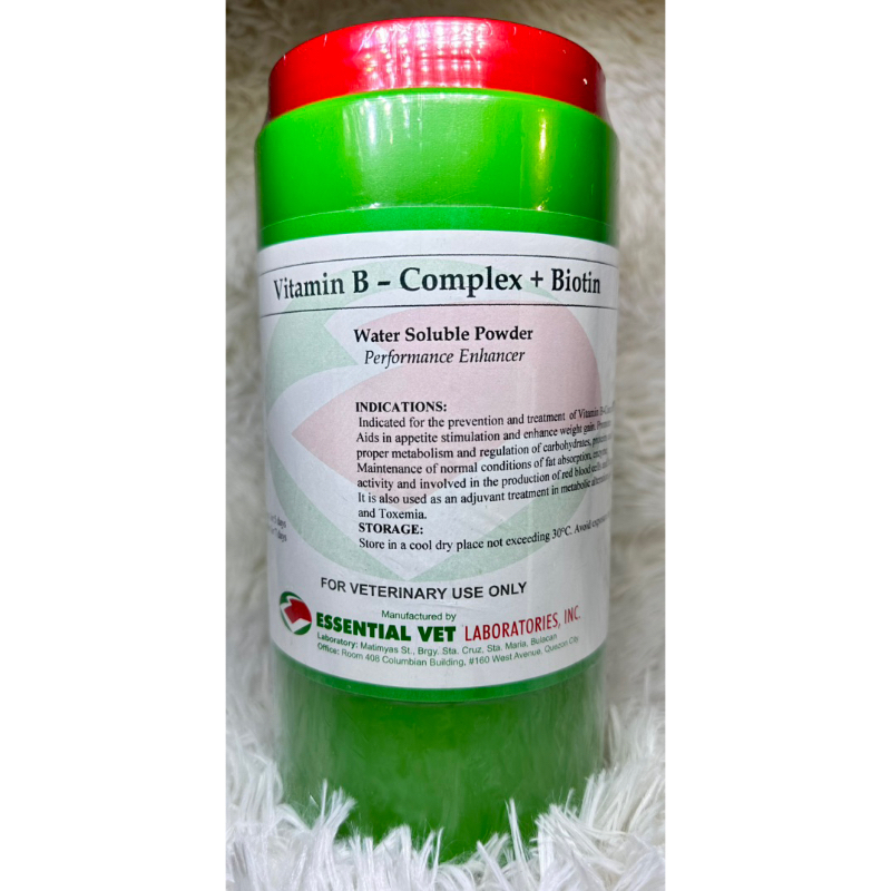 VITAMIN B-COMPLEX+BIOTIN ( ESSENTIAL VET LABORATORIES INC ) | Shopee ...