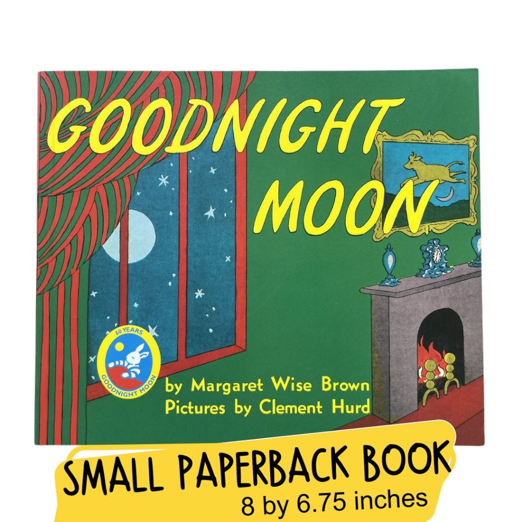 Good Night Moon (SMALL paperback book - 8 by 6.75 inches) | Shopee ...