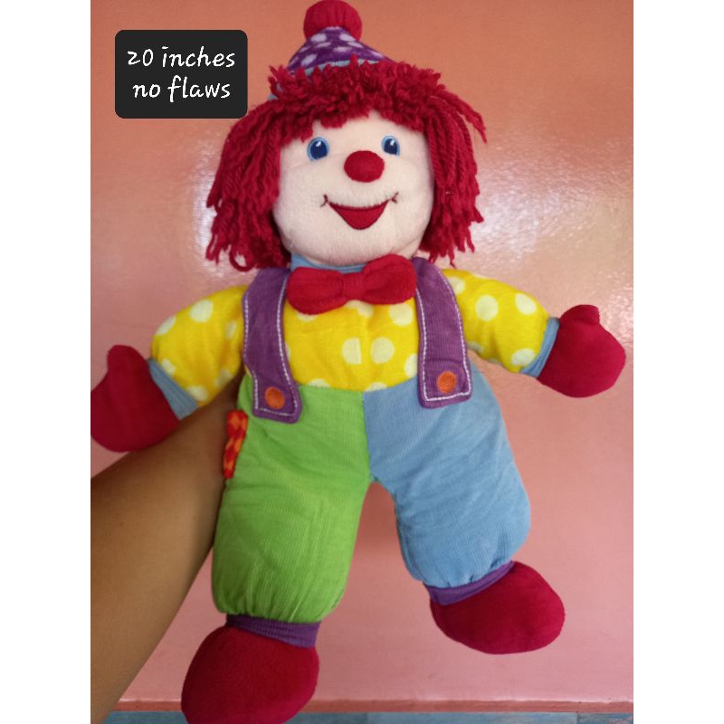Gymboree Clown stuffed toy prelove | Shopee Philippines