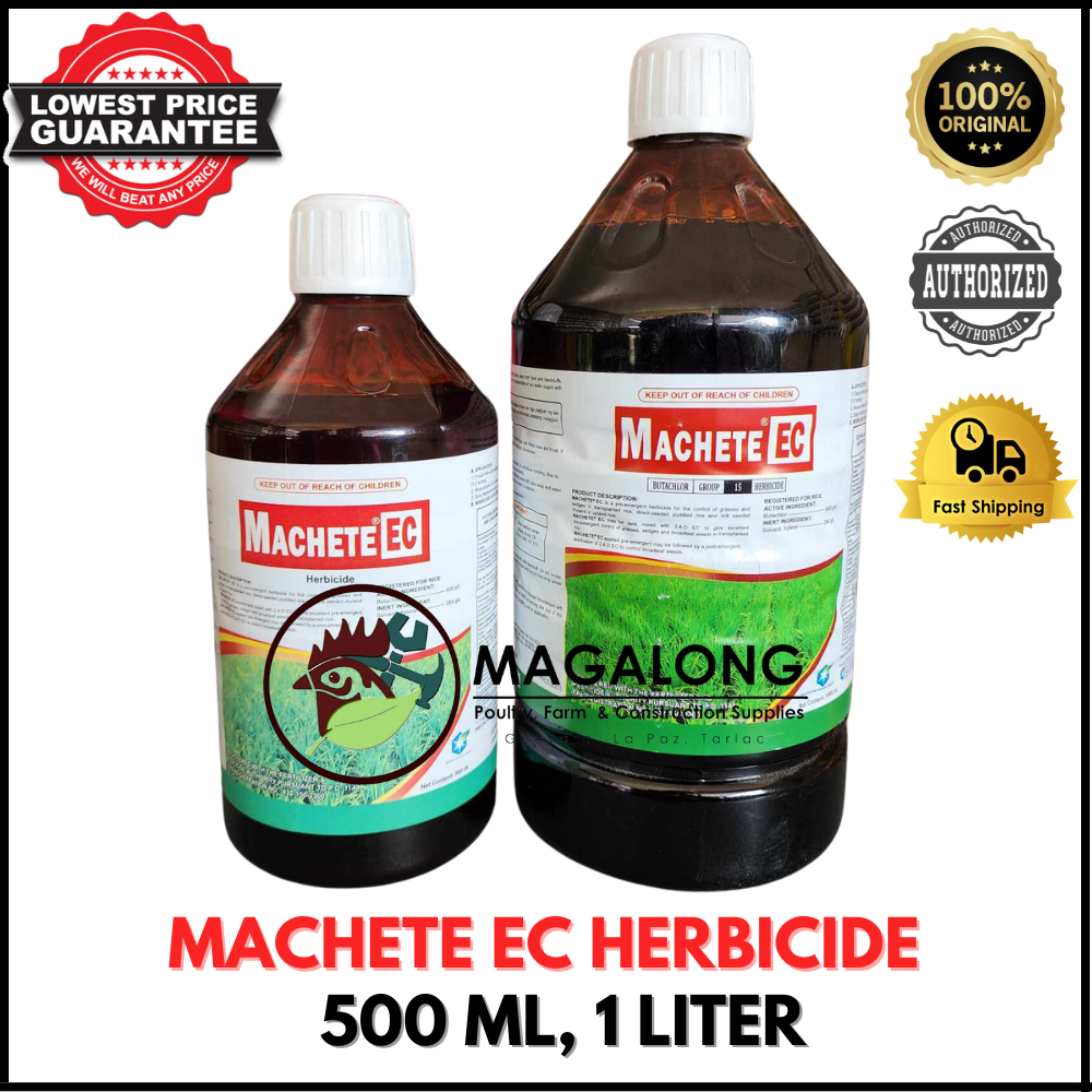 MACHETE EC HERBICIDE - 500 ML, 1 LITER | Shopee Philippines