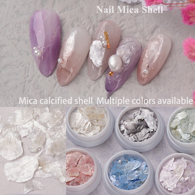 New Nail Art Natural Mica Slice Dyeing Mica Slice Nail Art Accessories ...