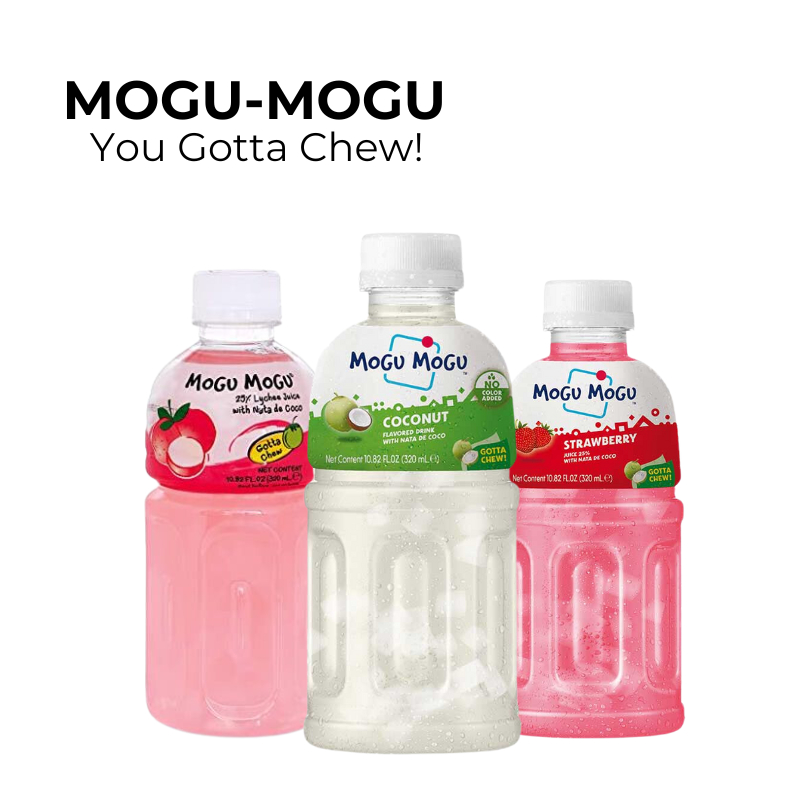 Mogu Mogu Lychee Coconut and Strawberry with Nata De Coco 320ml ...