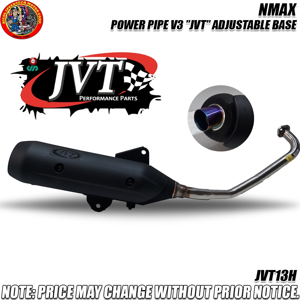 NMAX V1 POWER PIPE V3 "JVT" ADJUSTABLE BASE (JVT13H) | Shopee Philippines