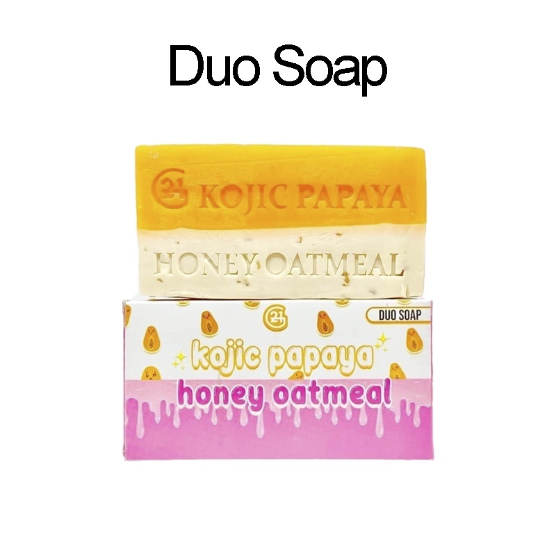 G21 Kojic Papaya Honey Oatmeal DUO Soap Golden Dust Kojic Soap ...