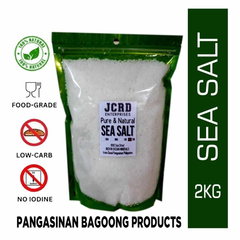 Natural Rock Salt from Dasol Pangasinan 2kg ( HOME OF QUALITY SALT ...