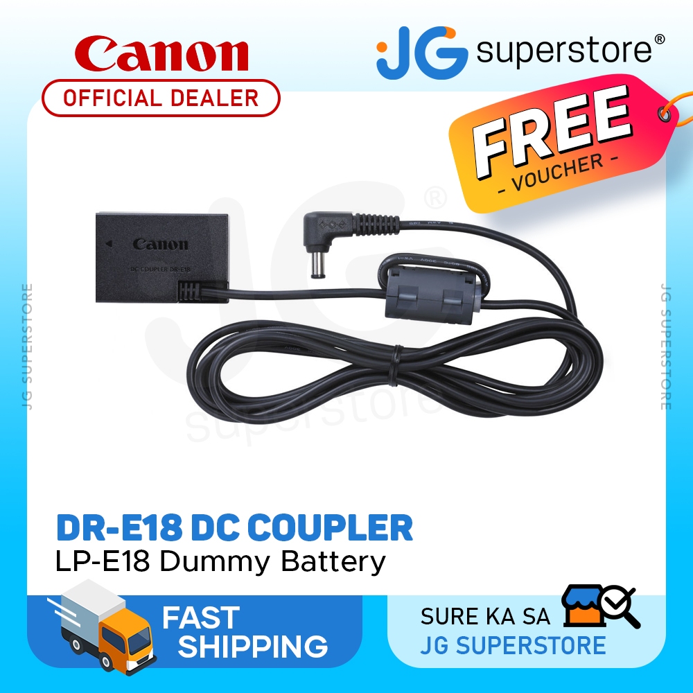 Canon DR-E18 DC Coupler LP-E17 Dummy Battery for AC-E6 AC Adapter and ...