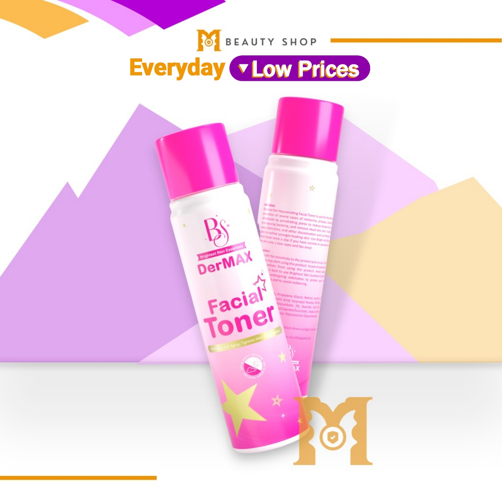 Authentic Brightest Skin Essentials Dermax Facial Toner Big 120ml ...