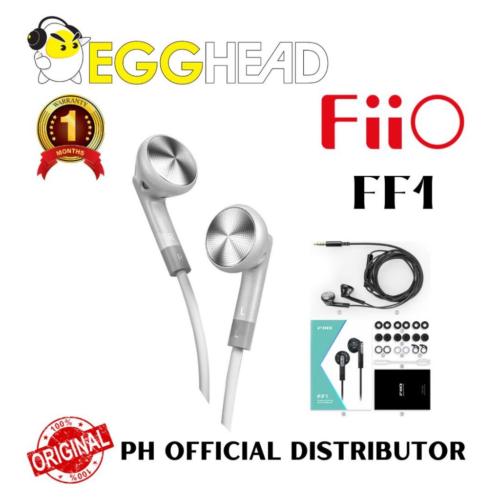 FiiO FF1 Dynamic HD Microphone Earphone for Gaming Meeting Video | Shopee Philippines