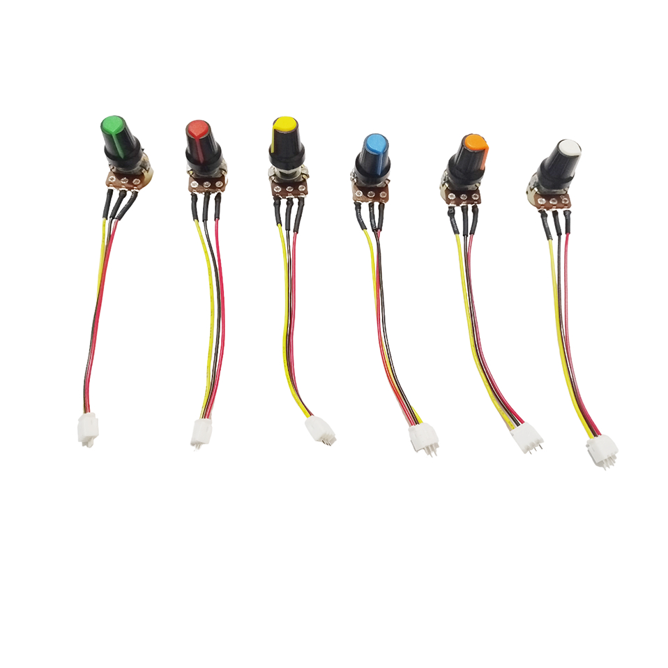DIY POTENTIOMETER WH148 with KNOB 3-PIN to MICRO JST PH2.0 CONNECTOR ...