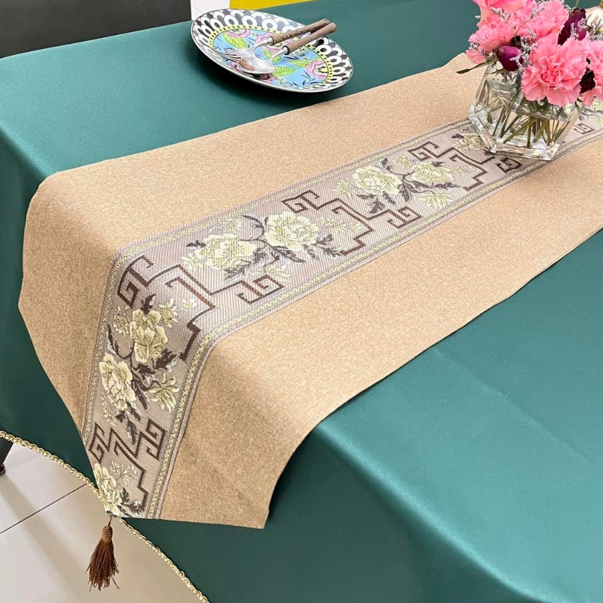 Table Runner 4,6,8,10 seater New Chinese Style 2024 Hotel Dinning Table ...