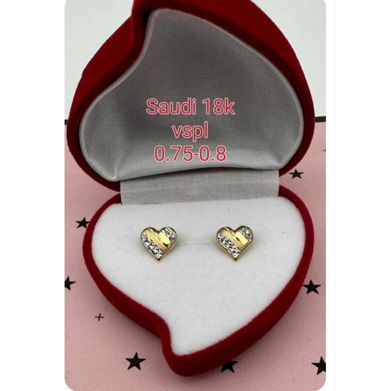 18K Saudi Gold EARRINGS ️ PAWNABLE & COD | Shopee Philippines
