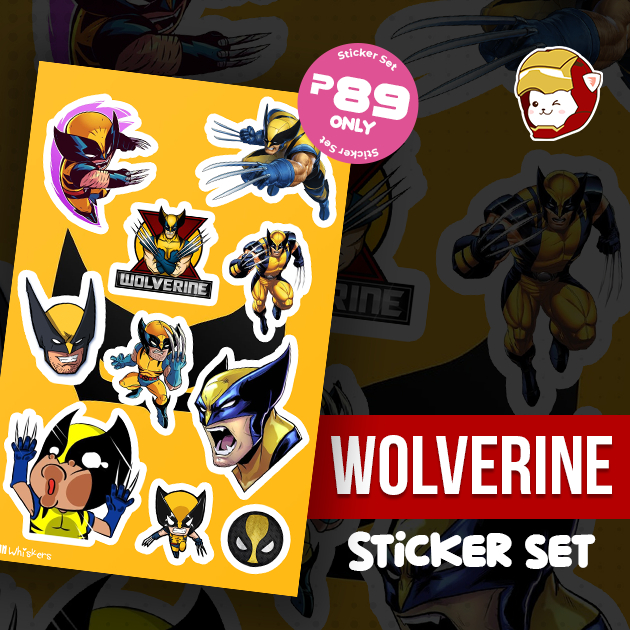 MARVEL | Wolverine | Vinyl Stickers | Shopee Philippines