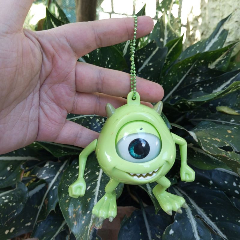 DISNEY Monster University Mike Wazowski Eye Moving Figure Keychain ...