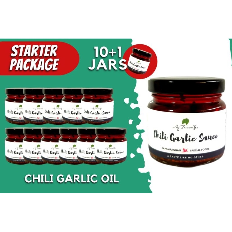 Negosyo Package - Pampanga's Chili Garlic Oil (Crunchy) - Free Rebranding | Shopee Philippines