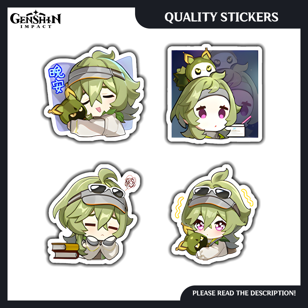 Collei Kiehl's Collab - Genshin Impact Emoji Stickers | Shopee Philippines