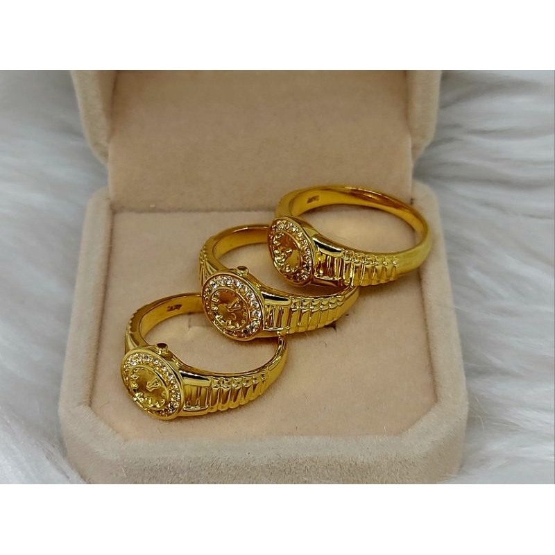 COD ️18KARAT AU750 ENGRAVED WATCH MOLDED ALLOY | Shopee Philippines