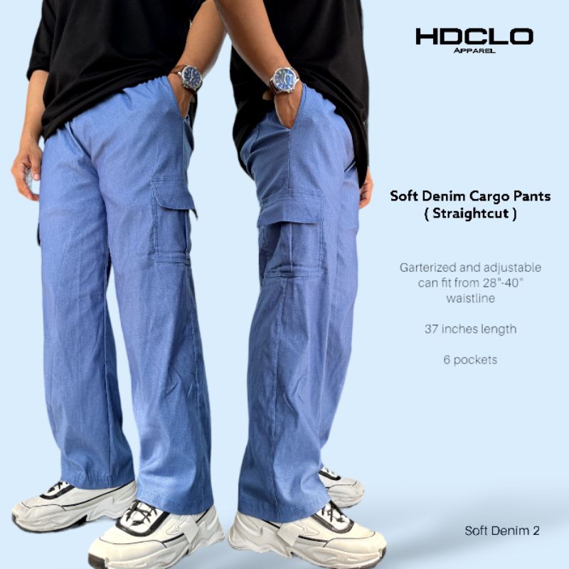 6 Pocket StraightCut Cargo pants | Straight Cut | Maong Type | Makapal ...