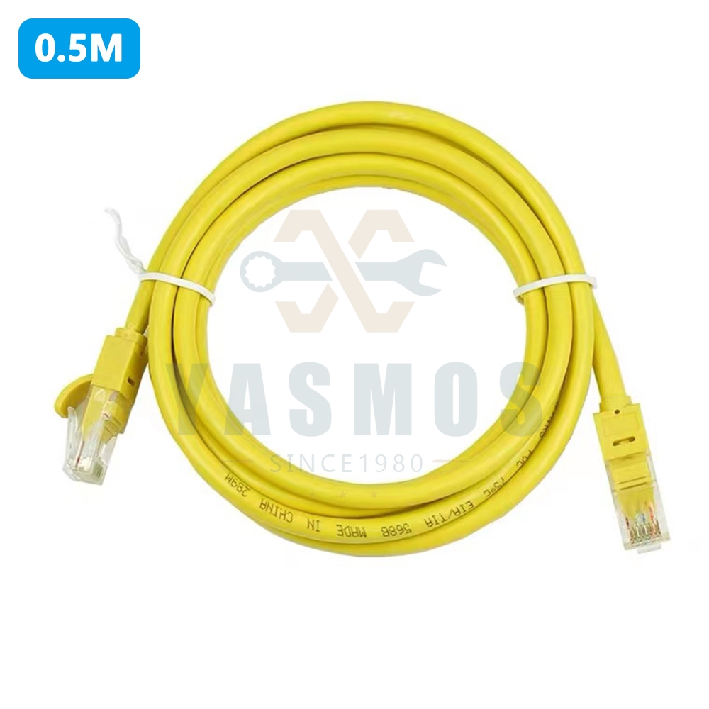 0.5M - 10M Yellow Rj45 Cat5e Ethernet Lan Cable Water Proof Indoor ...