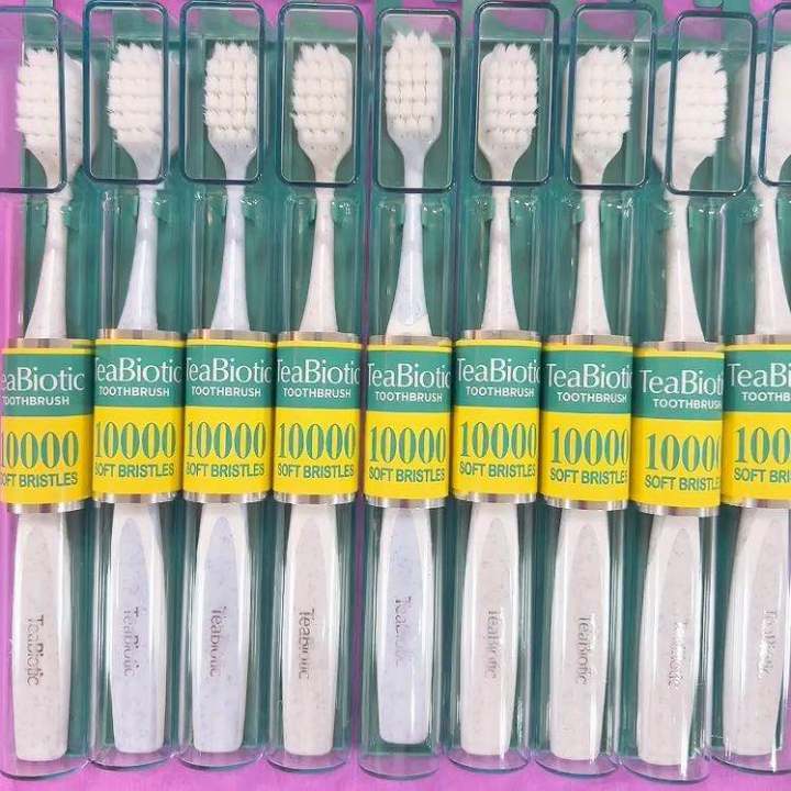 TeaBiotic Toothbrush with Soft Bristles (1 piece) | Shopee Philippines