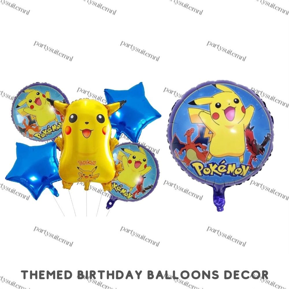 Pokemon Pikachu Theme Birthday Balloons | Shopee Philippines