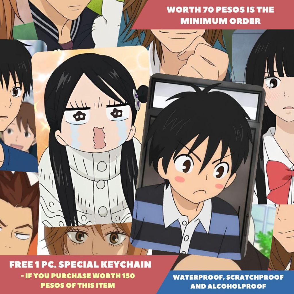 [ 6 pcs. SET ] Kimi ni Todoke Anime Manga Photocards #1 (Waterproof and ...