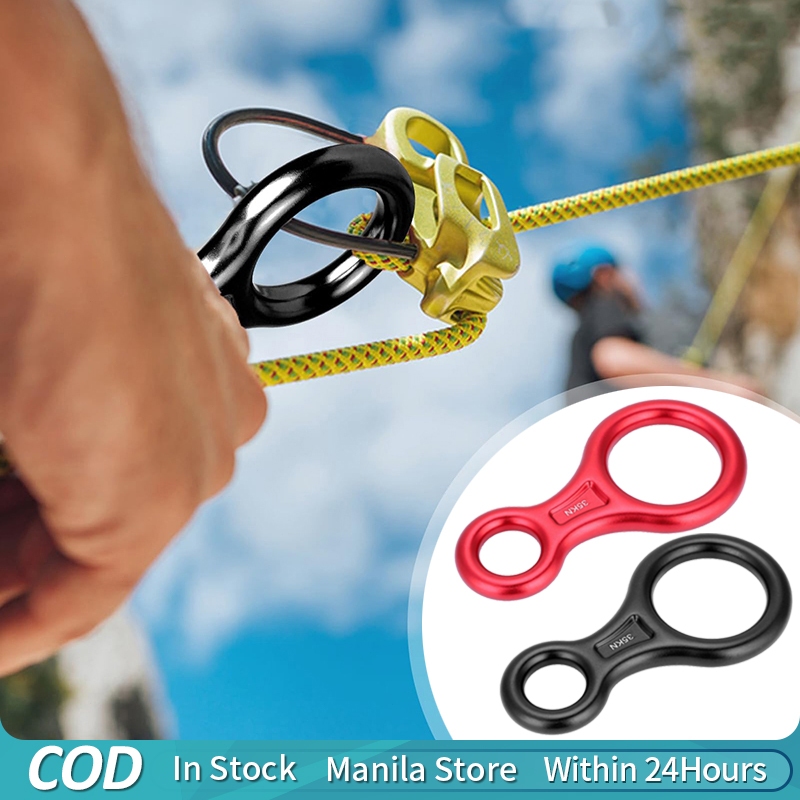 8 Descender Belaying Belay Device Rock Climbing Rappelling Gear for Climbing,High Rescue ...